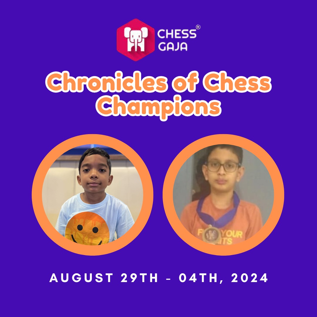 Chess Gaja Students Shine at Recent Tournaments Nationwide